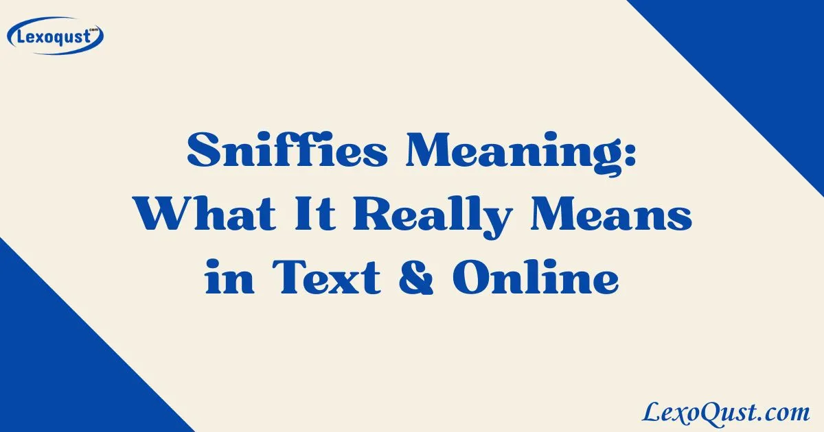 Sniffies Meaning What It Really Means in Text 2026